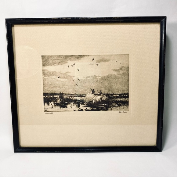 Ogden Pleissner | Art | Vintage Ogden Pleissner Etching Prin Passing ...